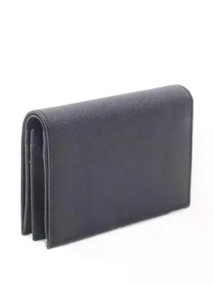 Prada Triangle-plaque Bi-fold Wallet