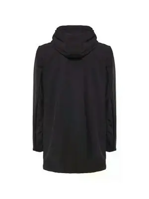 REFRIGIWEAR Logo-patch Hooded Coat - Black
