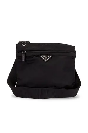 Prada Tessuto Flat Messenger Bag