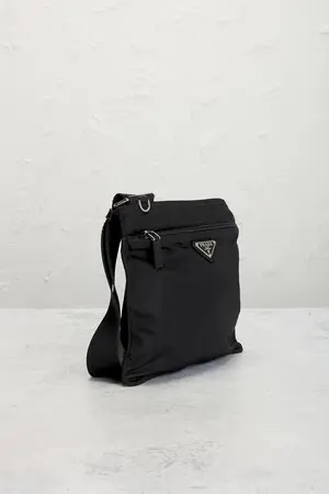Prada Tessuto Flat Messenger Bag