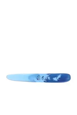 Dinosaur Designs Stone Cheese Knife In Blue - Sky