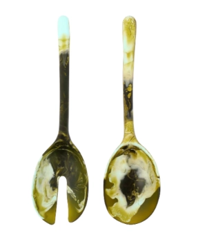 Dinosaur Designs Stone Long Servers - Malachite