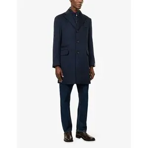 Corneliani Single-breasted Cashmere Coat