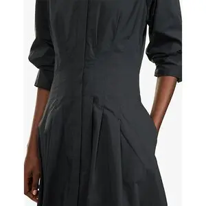 Simkhai Signature Jazz Embellished Cotton-blend Midi Dress