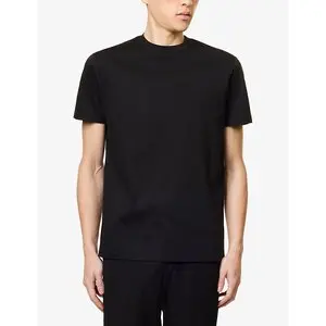 BELIER Crest Embroidered Mercerised Cotton T-shirt