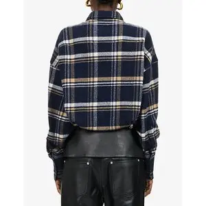 DARKPARK Barbara Cashmere And Wool Leather Belt Shirt
