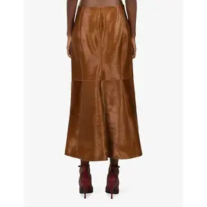 Alaïa Pony Hair Midi Pencil Skirt