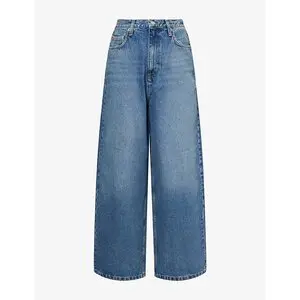 THE FRANKIE SHOP Kenny Tapered-leg Denim Jeans - Medium Wash
