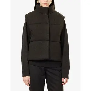 Le Kasha Sleeveless Cashmere Puffer Vest