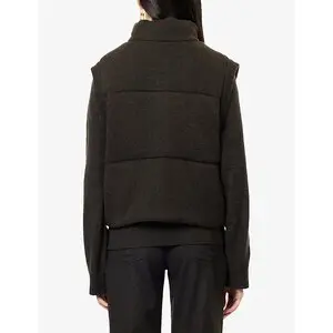 Le Kasha Sleeveless Cashmere Puffer Vest