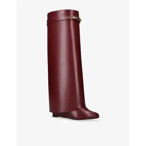 Givenchy Shark Knee-high Leather Boots