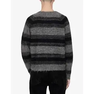 ALLSAINTS Senner Striped Wool-blend Jumper Xxl