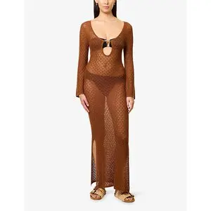 Melissa Odabash Casey Crochet Knit Dress