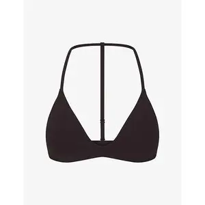 NIKESKIMS Studio Stretch Triangle Sports Bra - Dark Roast