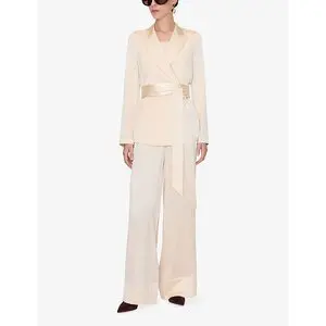 JOSEPH Archer Silk-satin Jacket