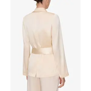 JOSEPH Archer Silk-satin Jacket
