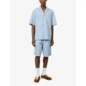Bottega Veneta Checked Cotton-blend Shirt