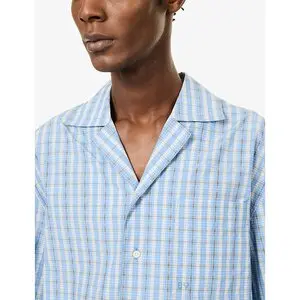 Bottega Veneta Checked Cotton-blend Shirt