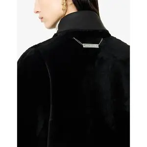 Nour Hammour Dorian Reversible Leather Shearling Coat