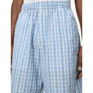 Bottega Veneta Checked Cotton-blend Shorts