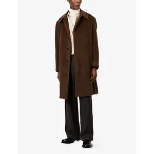 Corneliani Single-breasted Wool Coat