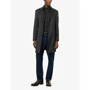 Corneliani Herringbone Wool Coat