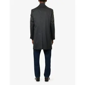 Corneliani Herringbone Wool Coat