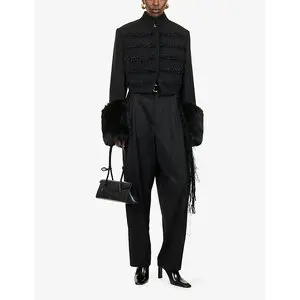 DARKPARK Moss Napoleon Wool Jacket