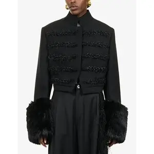 DARKPARK Moss Napoleon Wool Jacket