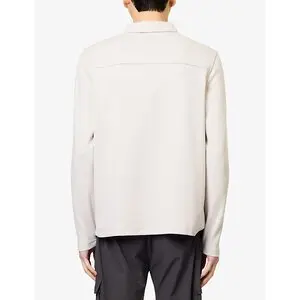 ARNE Zip-through Cotton-jersey Overshirt