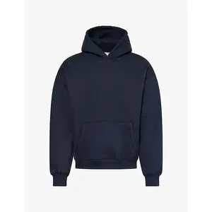 ARNE Relaxed-fit Cotton-blend Hoody - Navy