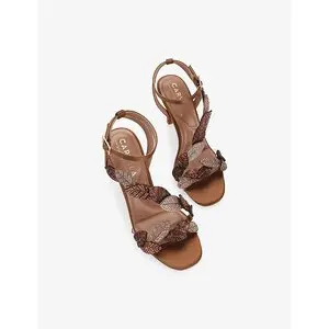 Carvela Eleganza Heeled Faux-leather Sandals
