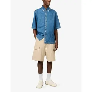 Bottega Veneta Flap-pocket Cotton Shorts