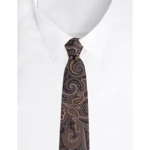 Corneliani Paisley Print Silk Tie