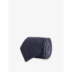 Corneliani Double-sided Silk Tie - Navy Multi