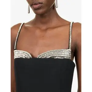 Simkhai Maeva Embellished Bustier Mini Dress
