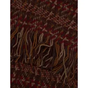 Corneliani Jacquard Wool Scarf