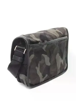 Prada 2000s Camouflage Triangle Logo Shoulder Bag