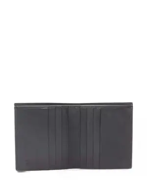 Prada 2020s Vitello Daino Enamel Triangle Logo Wallet