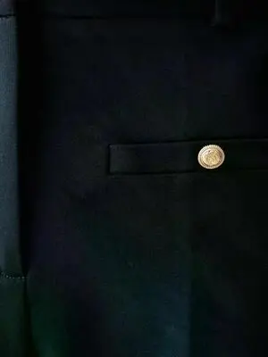 MORGAN Button-detail Wide-leg Trousers