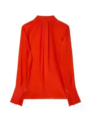 Patrizia Pepe Button-up Long-sleeve Shirt