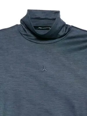 Patrizia Pepe Logo-embellished Roll-neck Top