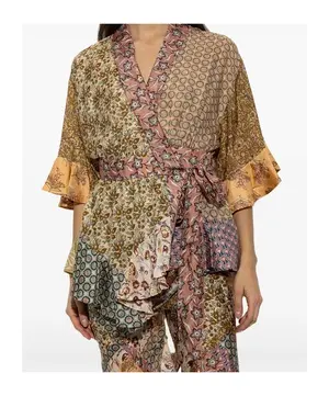Zimmermann Fairlight Scarf Wrap Top