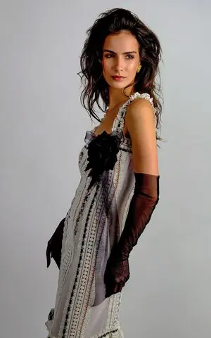 SALMA OSMAN Lace Panel Draped Silk-blend Gown