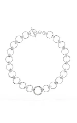 SPINELLI KILCOLLIN Titan Pave Necklace - Silver