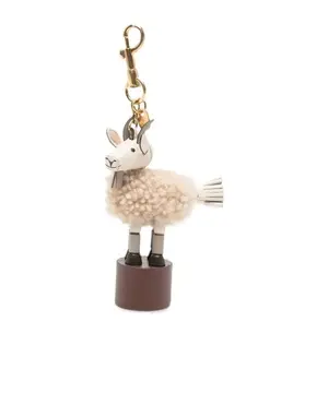 ANYA HINDMARCH Animal Keychains - Beige