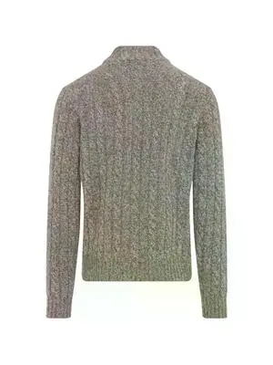Kiton Cable-knit Quarter-zip Sweater