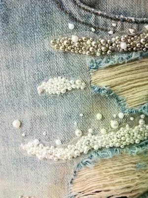 Miss Sixty Distressed Embellished Jeans