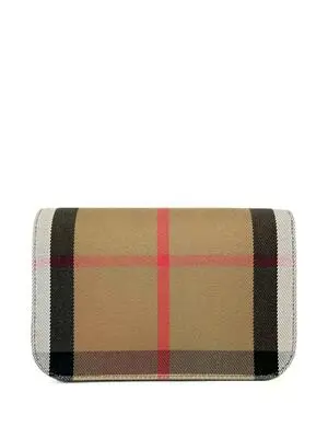 Burberry Madison Check Crossbody Bag - Neutrals