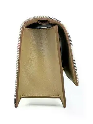 Burberry Madison Check Crossbody Bag - Neutrals